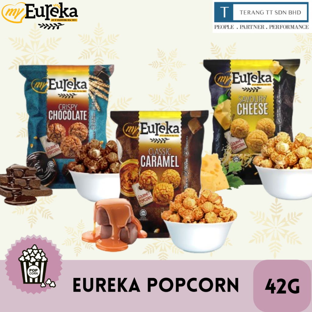 EUREKA Popcorn Assorted Flavours 42g | Shopee Malaysia