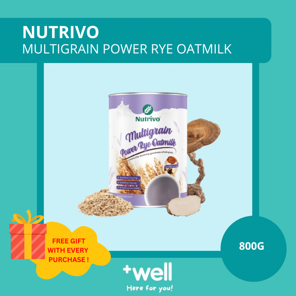 NUTRIVO MULTIGRAIN POWER RYE OATMILK 800G | Shopee Malaysia