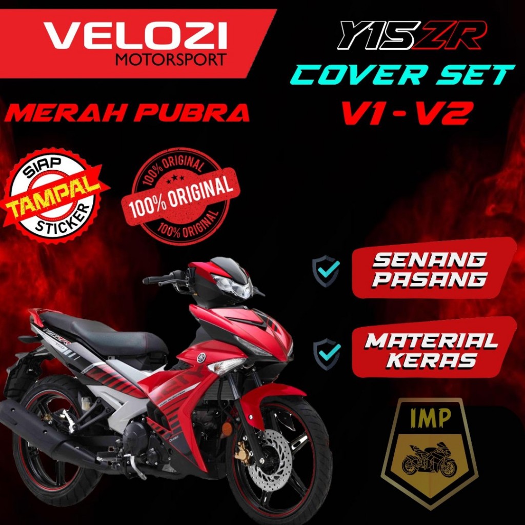 Y15 V1 V2 PROMOSI COVER SET MERAH PURBA HITAM BATMAN BATIK MONSTER ...