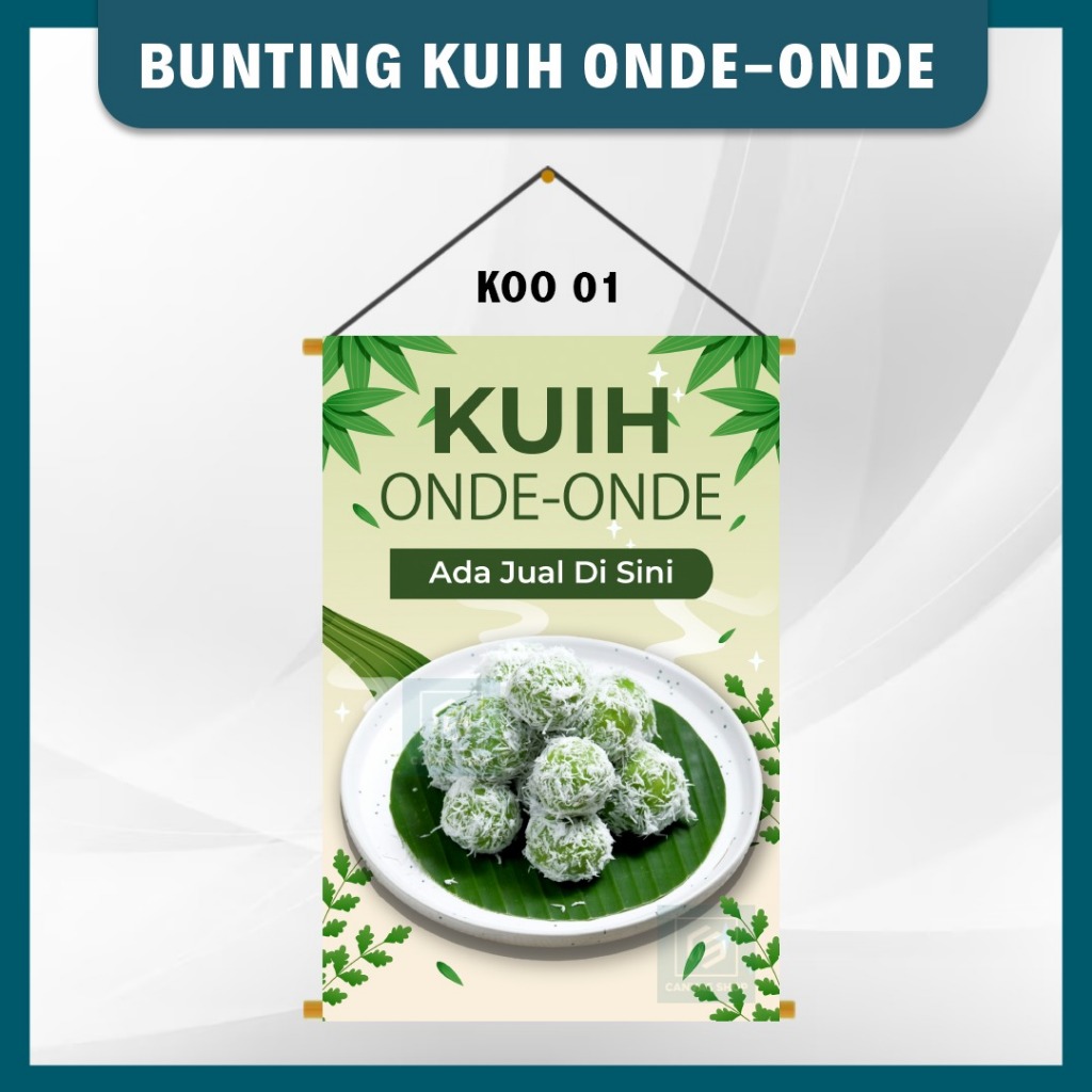 BUNTING ONDE-ONDE / KUIH MUIH ONDE ONDE | Shopee Malaysia