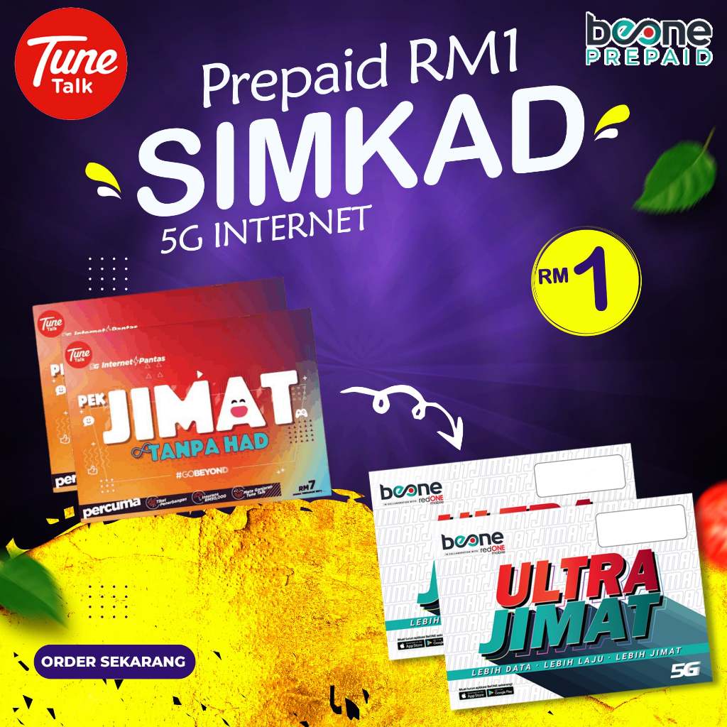 🔥 Free Gift Simkad 2025 🔥 Tune Talk Prepaid Tukar Beone | UNLIMITED ...