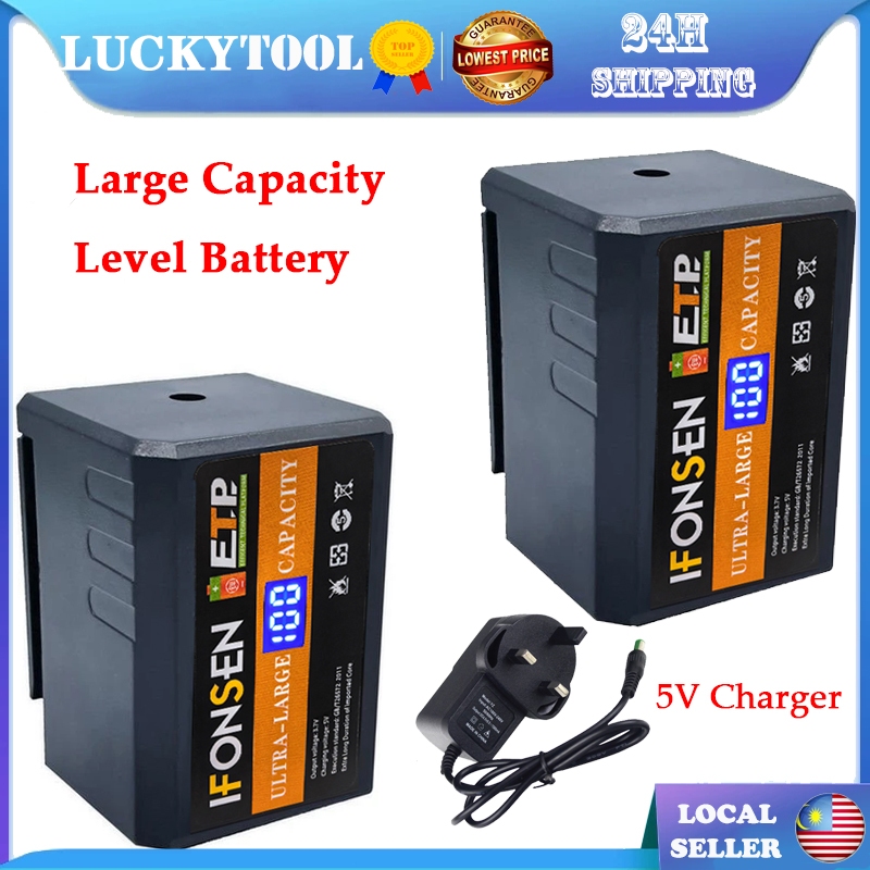 🔥24H🔥Rechargeable Level Laser Battery Adapter Pack for 12/16 3D Laser ...