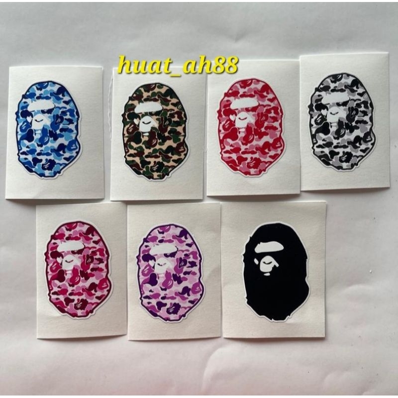 Sticker Logo BAPE Printting DESIGN🔥🔥🔥 | Shopee Malaysia