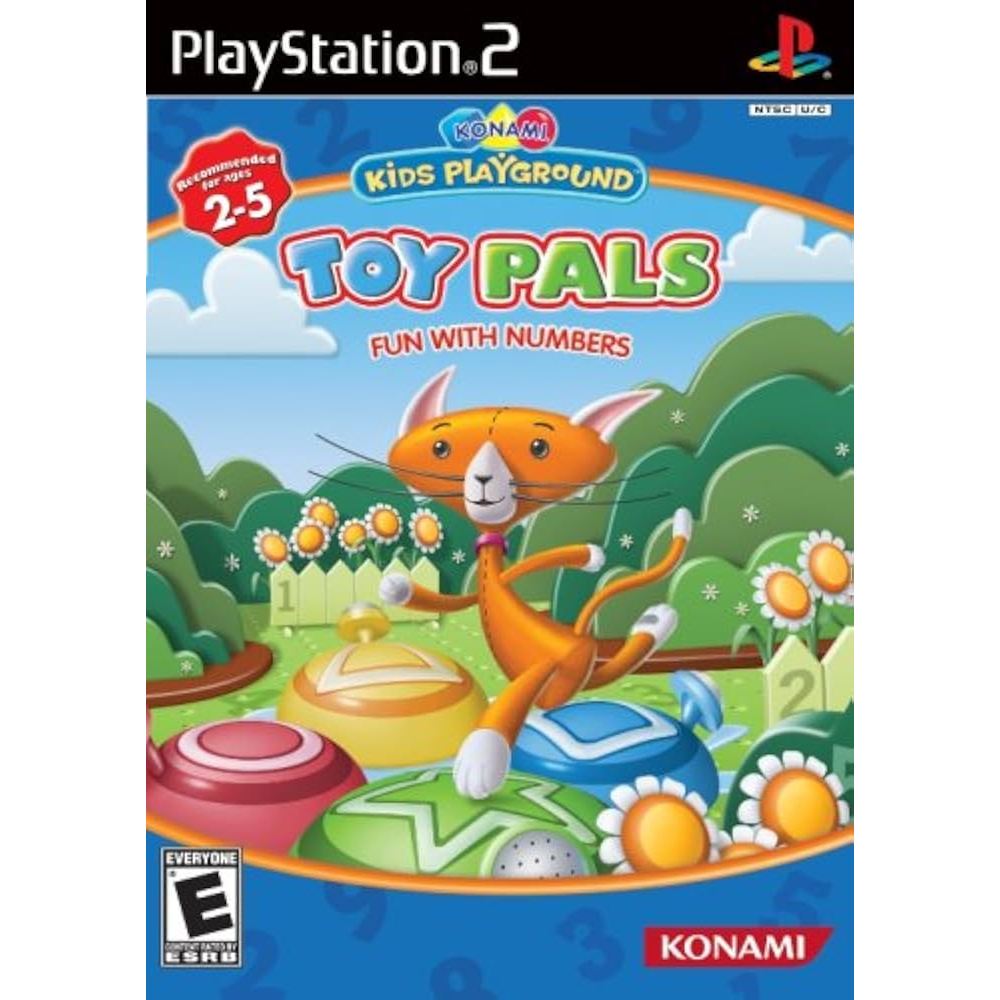 PS2 Konami Kids Playground - Toy Pals Fun with Numbers (DVD GAME ...