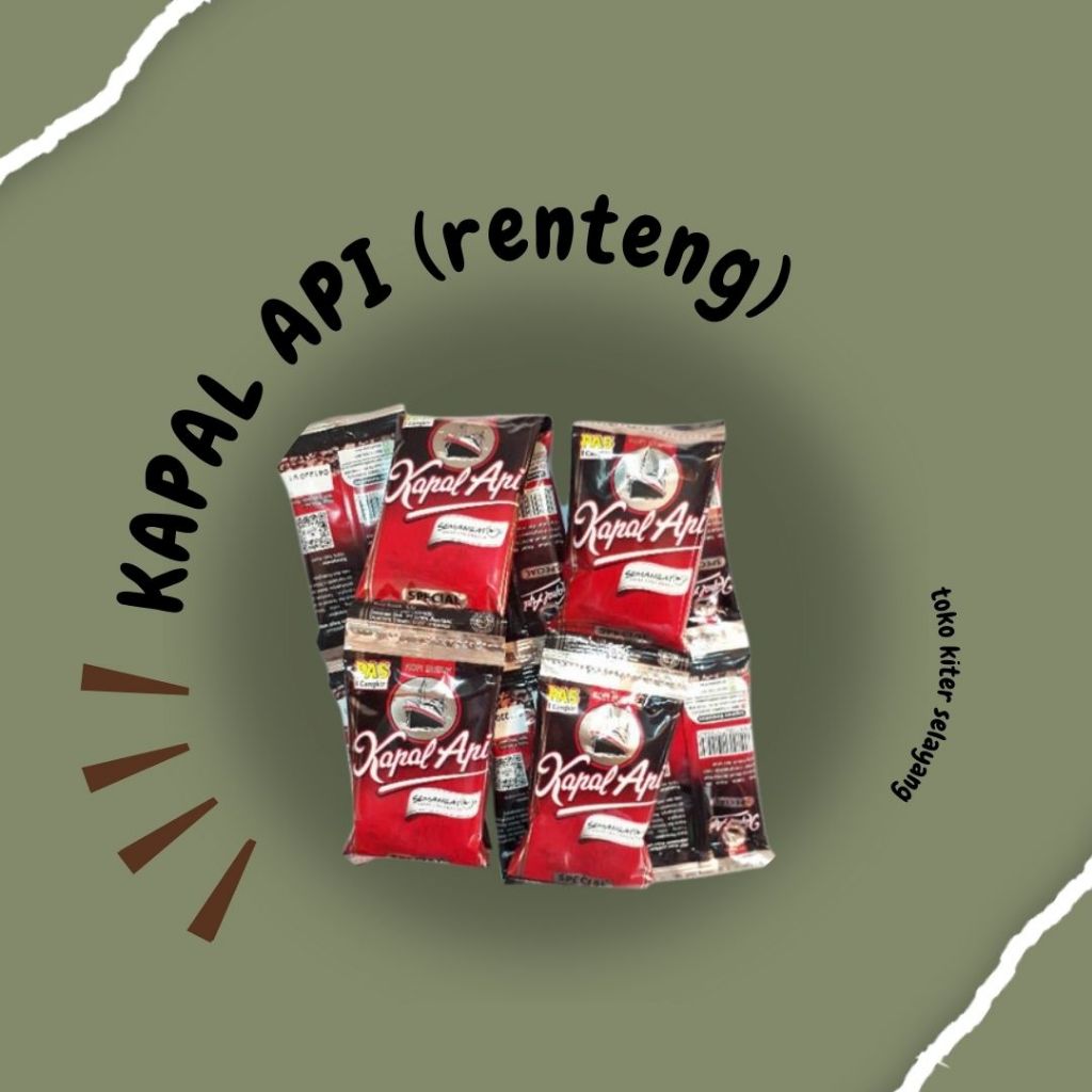 KOPI KAPAL API (renteng) | Shopee Malaysia