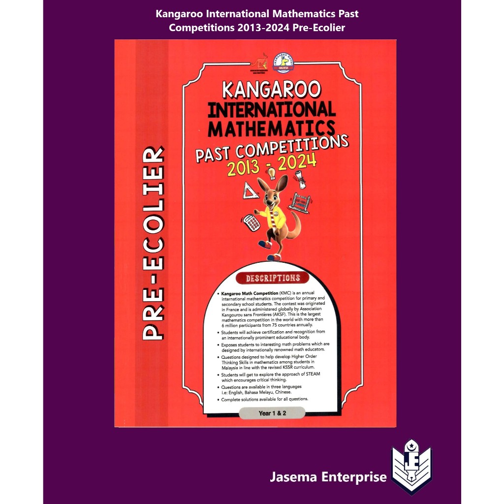 Kangaroo International Mathematics Past Competitions 2013-2024 Pre ...