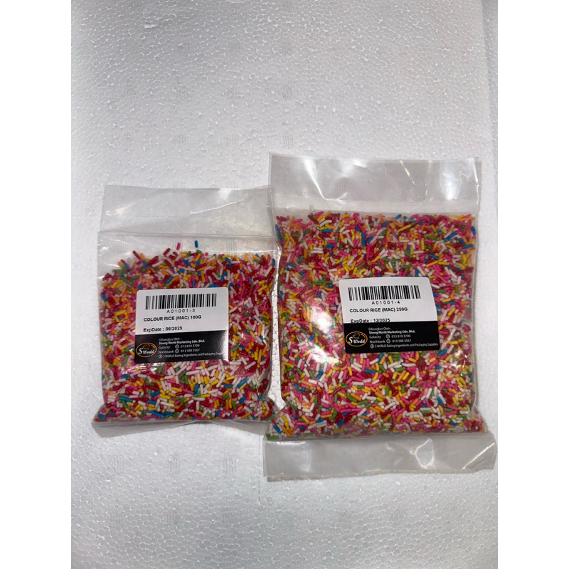 Chocolate Rice / Colour Rice (For baking/decoration/topping) | Shopee ...