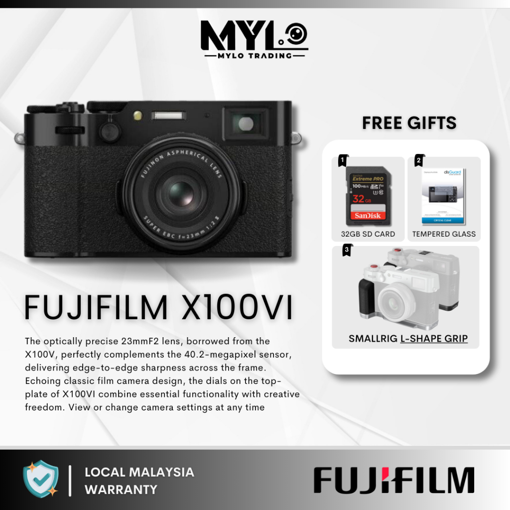 (READY STOCK) - Fujifilm X100VI APSC Format Point and Shoot Digital ...