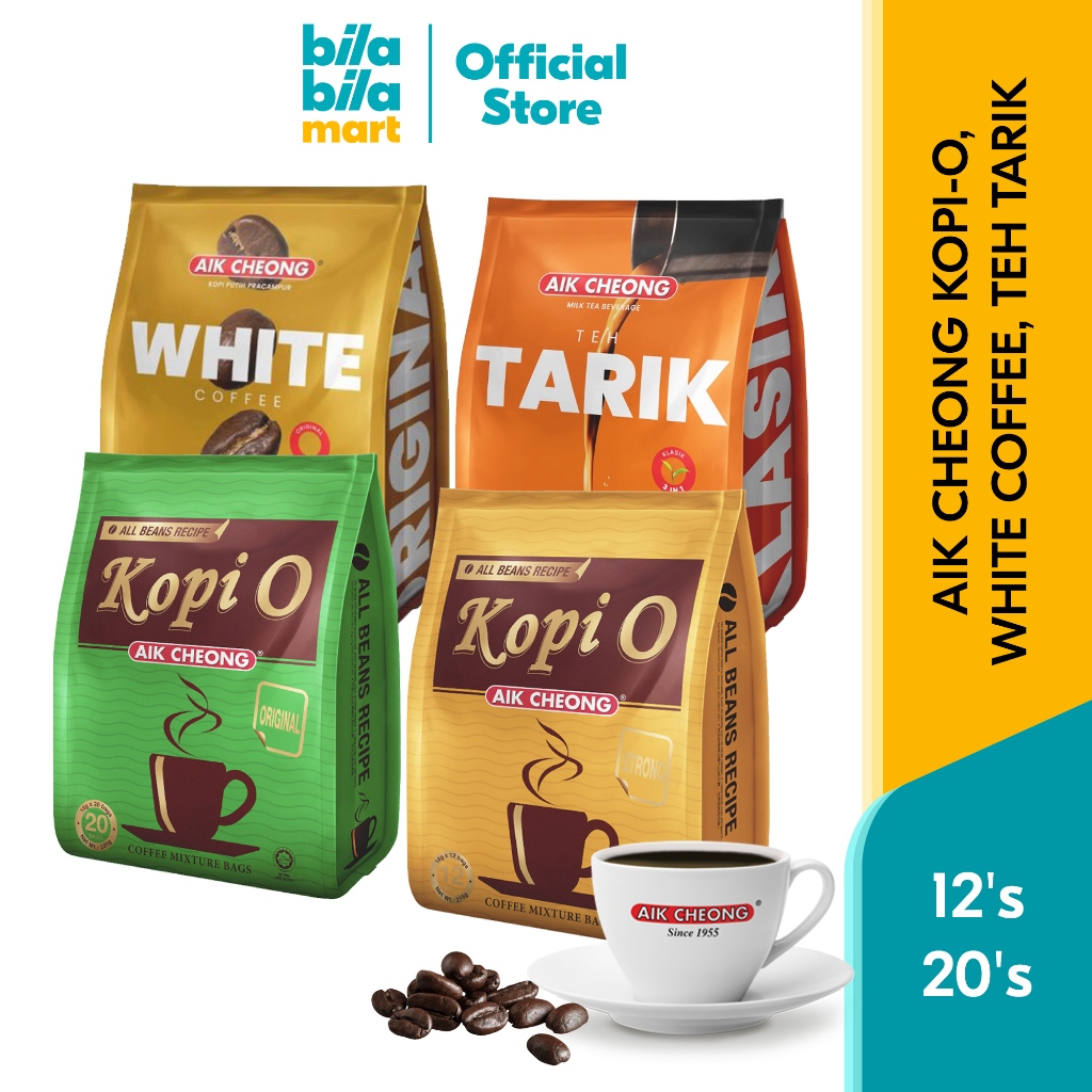 AIK CHEONG Coffee (Kopi O, White Coffee, Teh Tarik) Instant Coffee Tea 3in1 Teh Kopi Segera 咖啡 ...