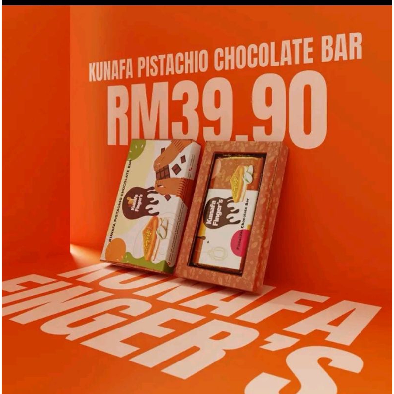PISTACHIO FLAVOUR Chocolate Kunafa Fingers Pistachio 5pcs &10pcs ...