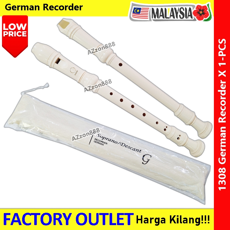 German Recorder Soprano Descant G Student Recorder #YRS-23B #German # ...