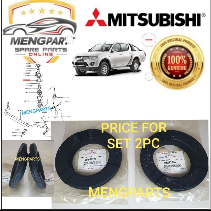 ORIGINAL MITSUBISHI TRITON 4WD 2005Y-2023Y FRONT COIL SPRING RUBBER ...