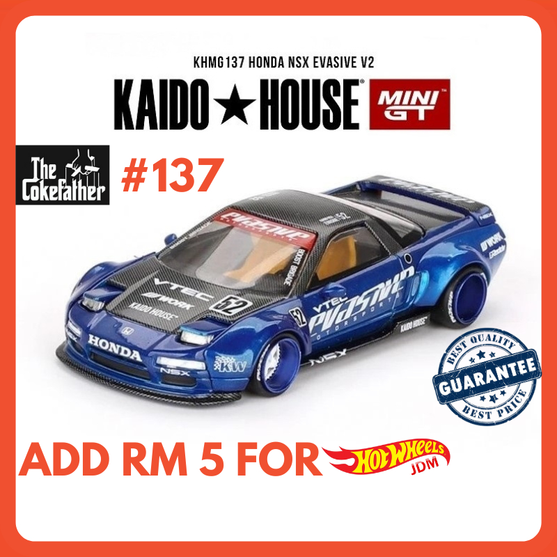 MINI GT KAIDO HOUSE 137 Honda NSX Evasive V2 #137 / KHMG137 / MINIGT ...