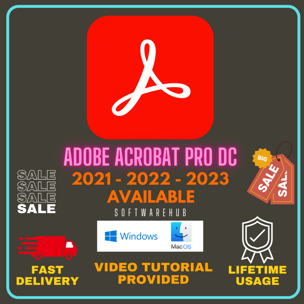 Latest Acrobat Pro Version 2022/2023/2024🔥 | Shopee Malaysia