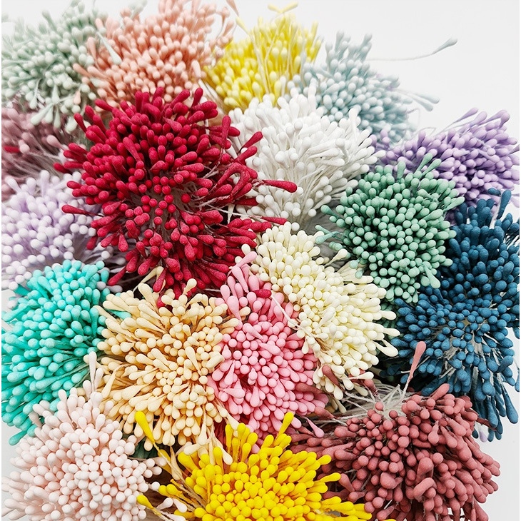 100pcs Matte Gypsums Artificial Flowers Stamen Decoration DIY ...