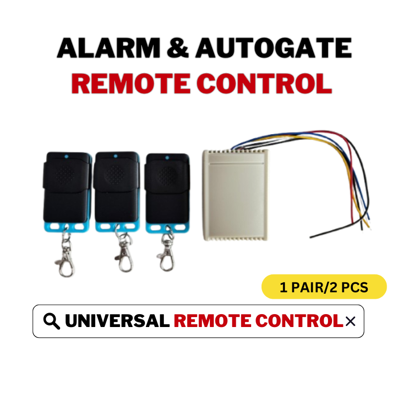 HIKVISION Alarm & Autogate Universal Remote Control Set 433Mhz With 3 ...