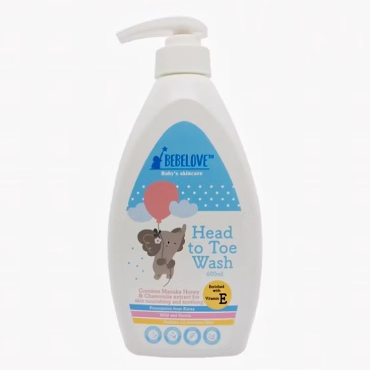 Bebelove Head to Toe Baby Wash 600ml (Exp 09/2026) | Shopee Malaysia