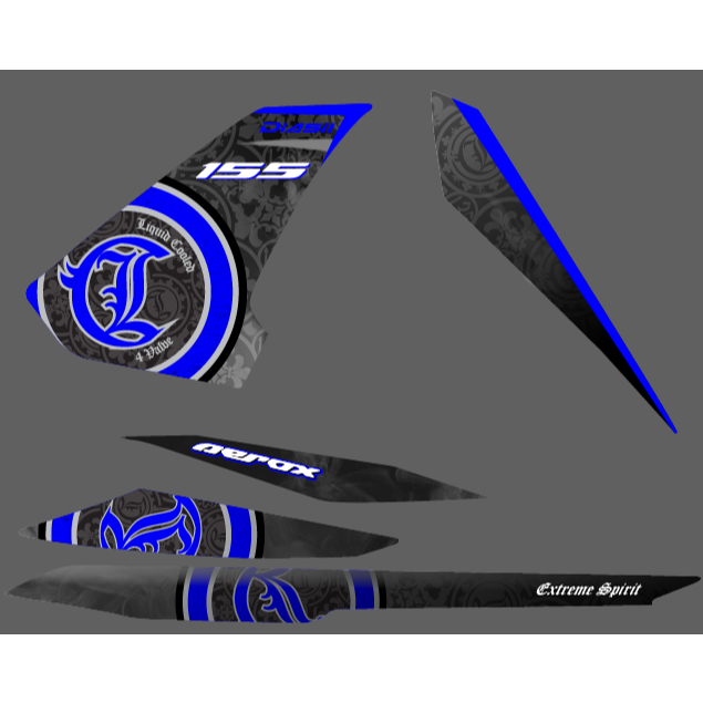 Yamaha NVX V1 Batik Design High Quality Sticker | Shopee Malaysia