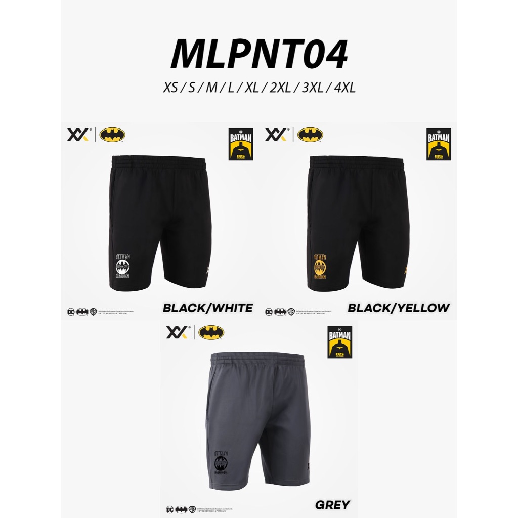 MAXX x Batman MLPNT04 Short Badminton Pant Spandex Polyester | Shopee ...