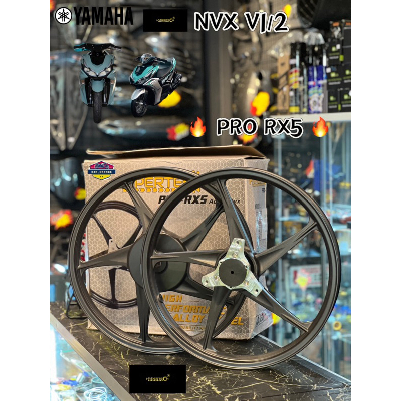 100% ORIGINAL HYPERTECH SPORT RIM RX5 PRO CAST WHEEL PRO-RX5 NVX 1.60/1.60*17 NVX155 V1 V2 RIM ...