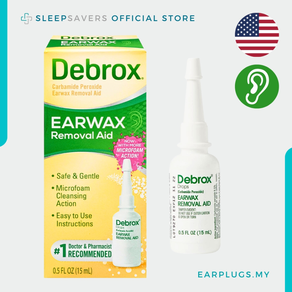 🇺🇸 USA Debrox Ear Wax Removal Kit | Removal Drops for Cleaning Ears ...