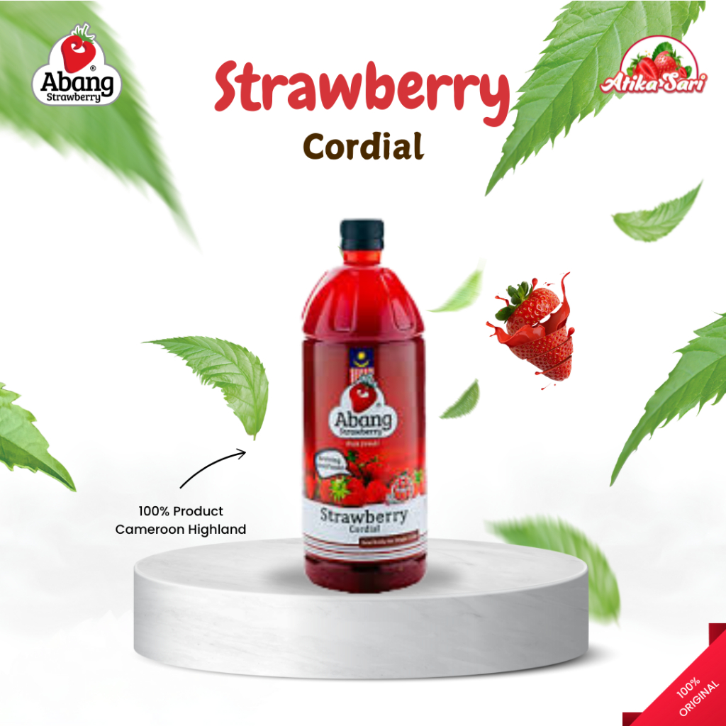 Cordial Strawberry Abang Strawberry | Shopee Malaysia