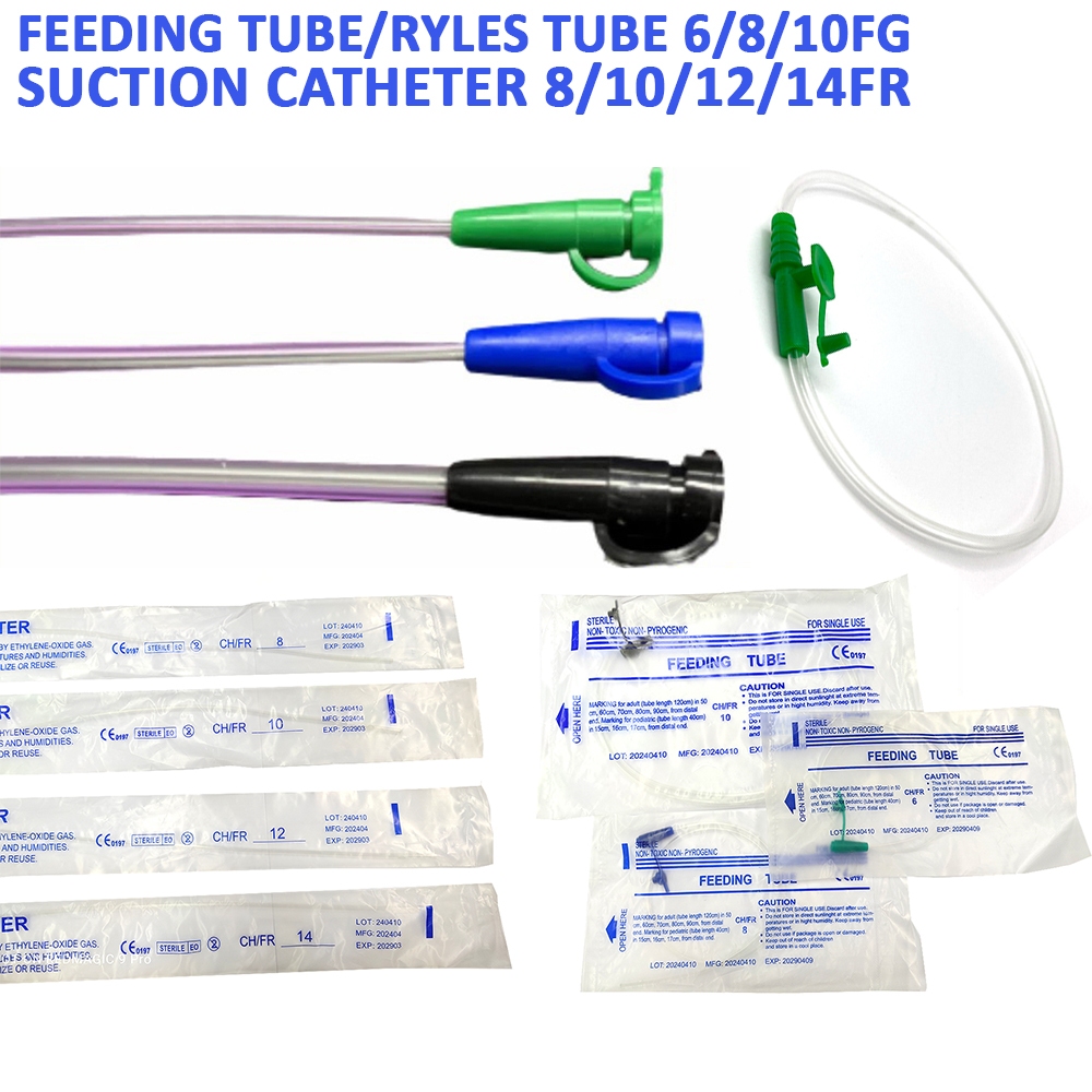 Infant Feeding Tube/Ryles Tube 6/8/10FG / Suction Catheter Finger Tip ...