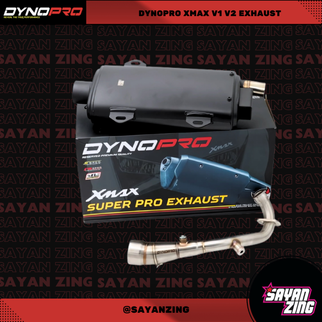 DYNOPRO XMAX V1 V2 EXHAUST (PNP) | Shopee Malaysia