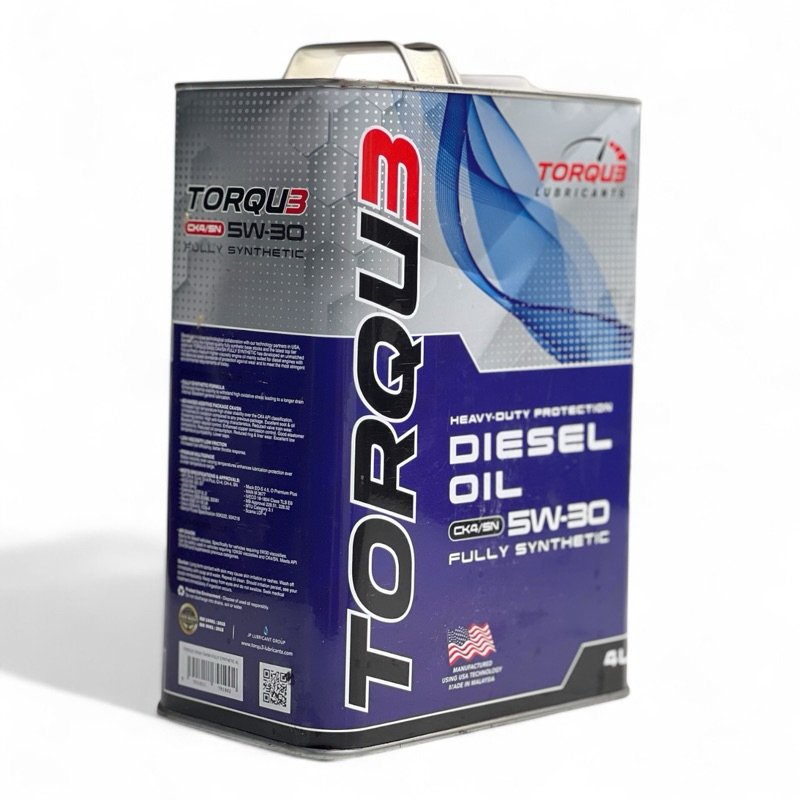 TORQU3 5W30 DIESEL OIL FULLY SYNTHETIC CK4 (4L) | Shopee Malaysia