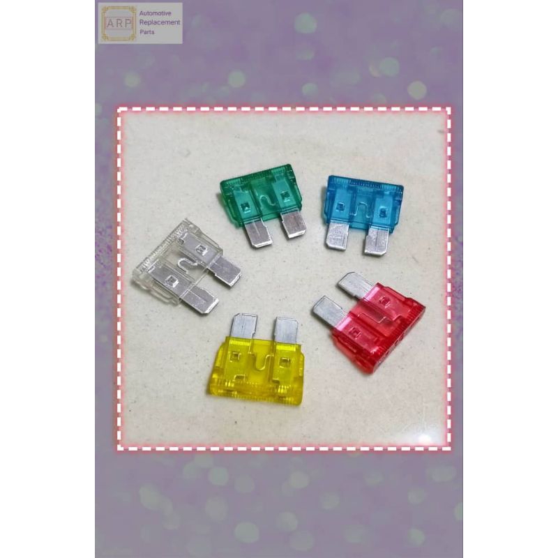 Plug In Fuses (Size 10A,15A,20A,25A,30Amp) | Shopee Malaysia