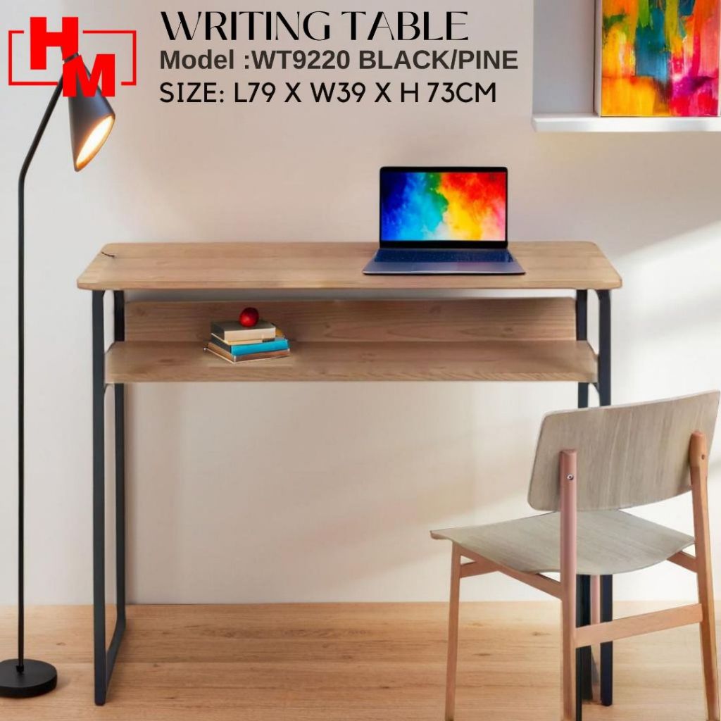 HM Home Computer Desk Student Study Table Simple Modern Office Writing Living Room Furniture ...
