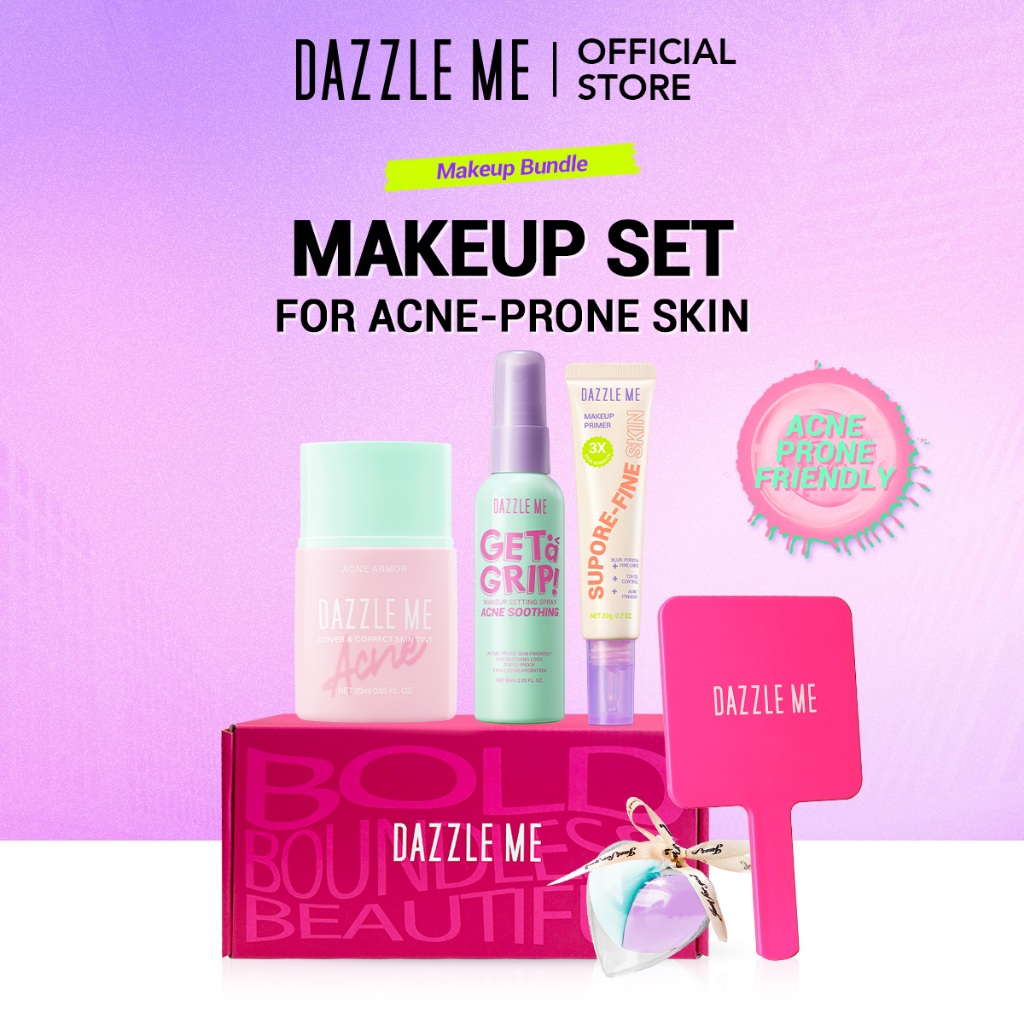 [Gift Box Set] DAZZLE ME Acne-Prone Skin Friendly Gift Box Set Skin ...