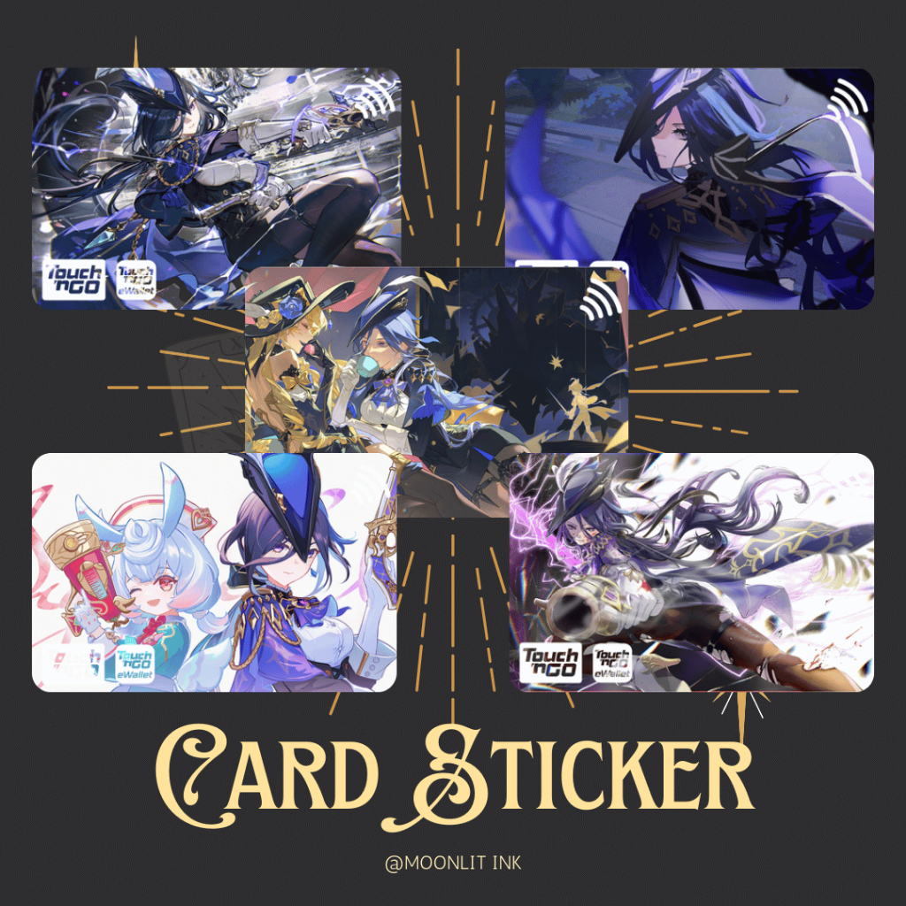 [Genshin Impact Card Sticker - CLORINDE] TnG Sticker / Access Card ...
