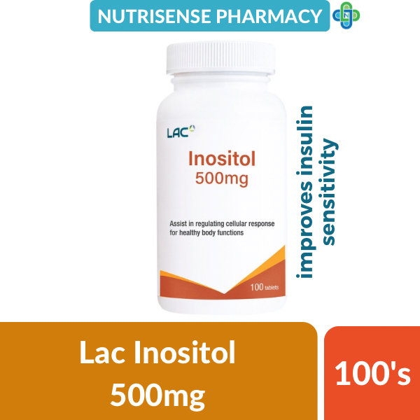 LAC INOSITOL 500MG 100'S [Masalah PCOS, Polycystic Ovary Syndrome ...