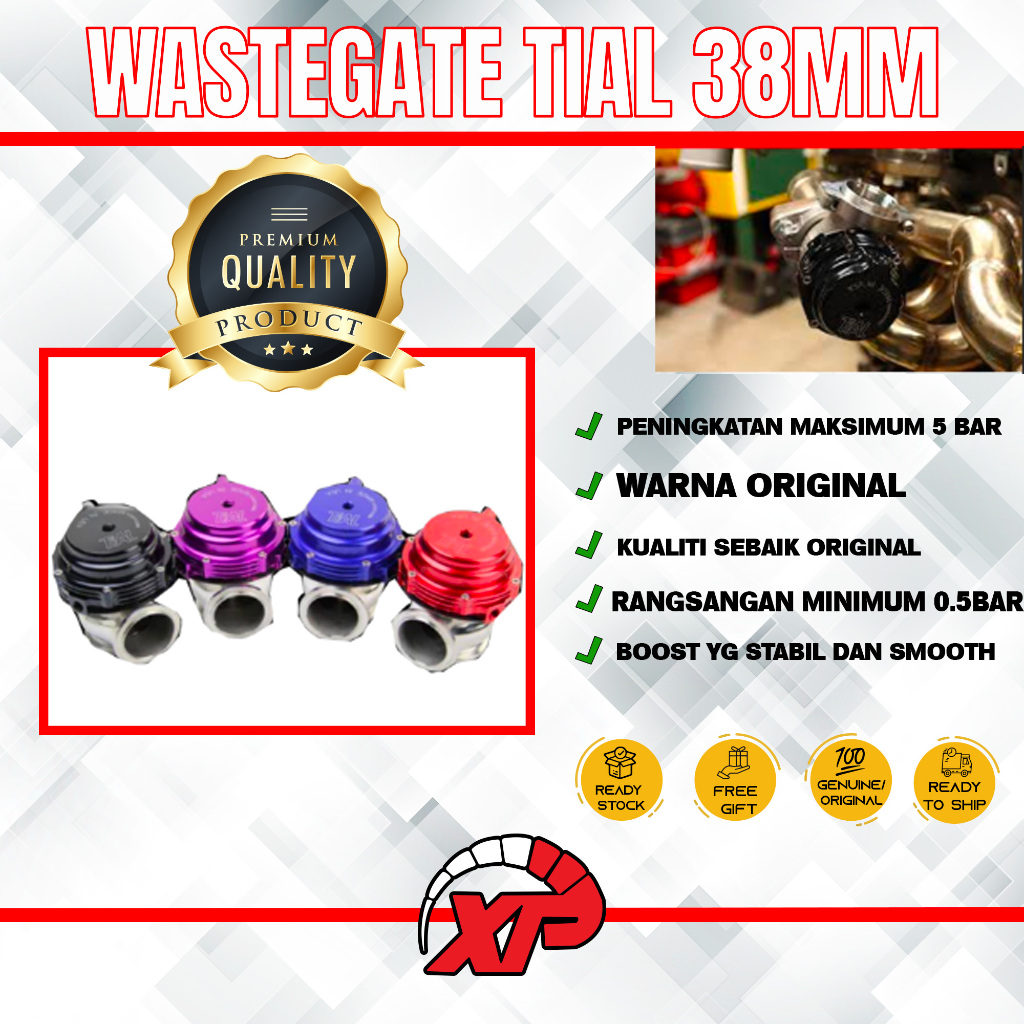 WASTEGATE - Tial Sport MVS MV-S Racing Wastegate (38mm) for Turbo ...