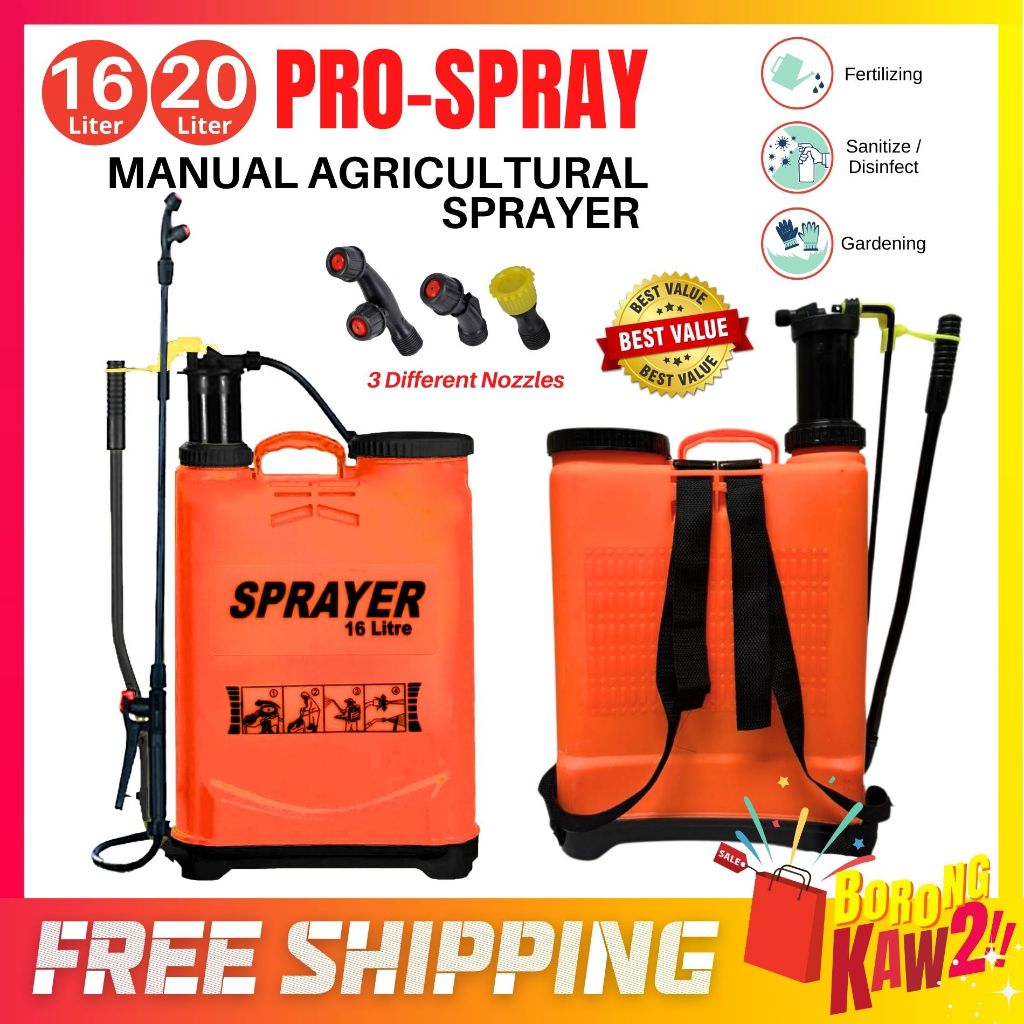 [ LIMITED COLOUR ] 16 20 Liter Pro-Spray Manual Sprayer Agricultural ...