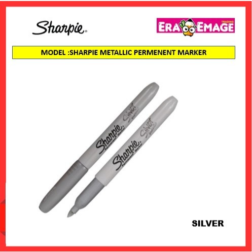 Sharpie Metallic Silver Permanent Markers Fine Point (Original ...