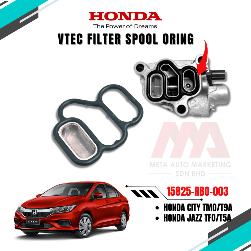 HONDA VTEC VALVE FILTER SPOOL VTEC ORING SOLENOID GASKET HONDA CITY TMO ...