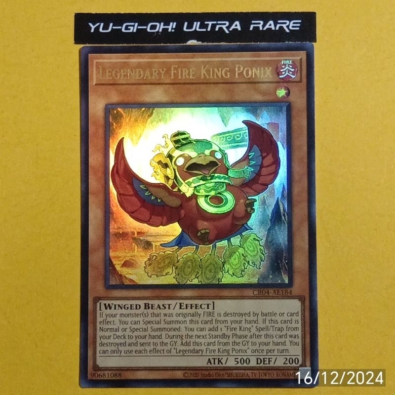 CR04-AE184 Legendary Fire King Ponix (UR) | Shopee Malaysia