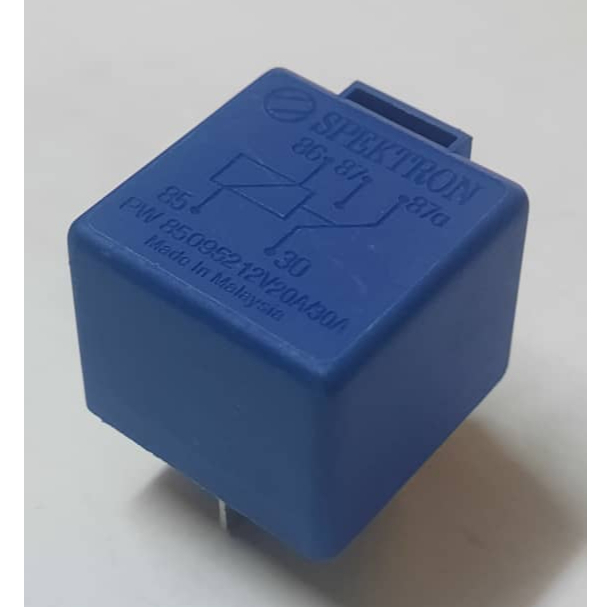 PW850952 PROTON WIRA/WAJA POWER FAN RELAY SPEKTRON 12V 5 PIN, BUATAN ...