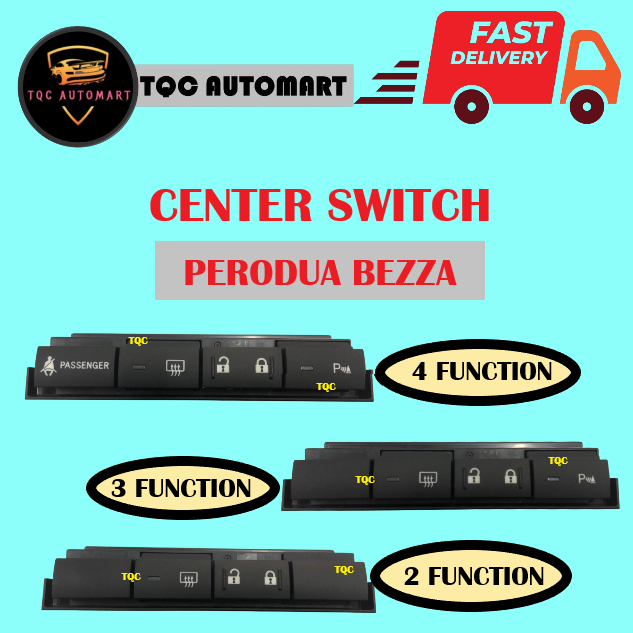ORIGINAL PERODUA BEZZA CENTER SWITCH CENTRA HEATER SWITCH LOCK PINTU ...