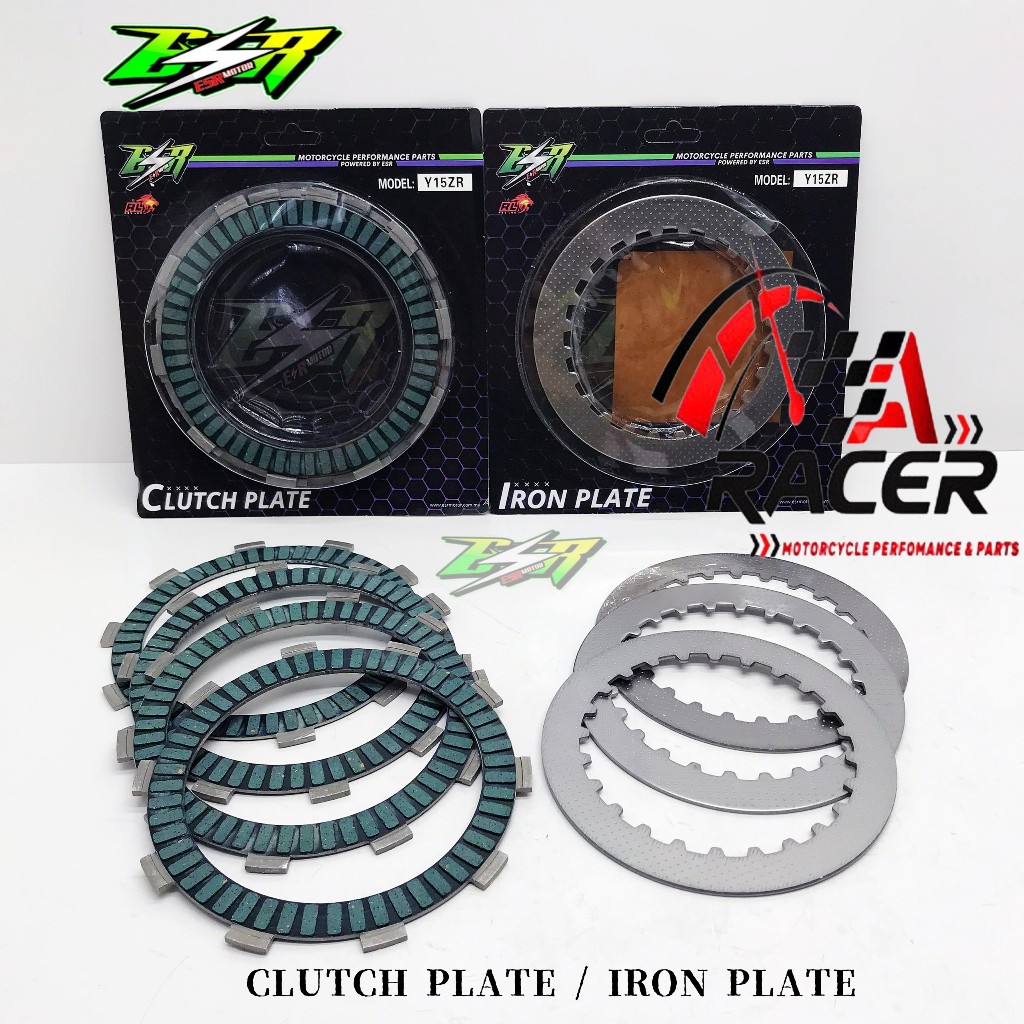 ESR Motor Racing Clutch Plate/Iron Plate Y15ZR/LC4S/RS150/RSX/LAGENDA ...