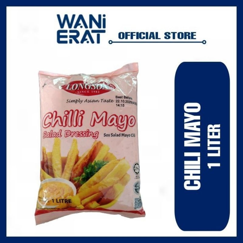 LONGSON CHILI MAYO 1L | MAYONIS PEDAS | SPICY MAYONNAISE | Shopee Malaysia
