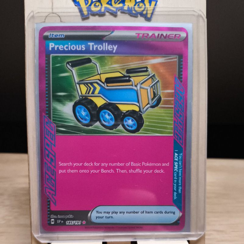 [ORI] Precious Trolley SSP 185/191 POKEMON PTCG Surging Sparks SV8 Ace ...