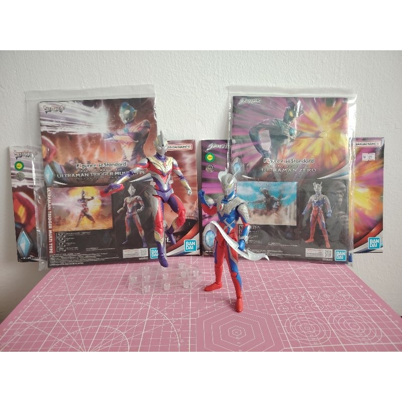(ASSEMBLED) FRS Figure-Rise Standard Ultraman Zero & Trigger Multi Type ...
