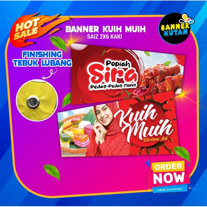 BANNER KUIH/BANTING KUIH/POPIA/POPIA SIRA/POPIA BASAH/POPIAH SIRA ...