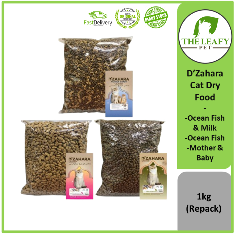 D'zahara Dry Cat Food ( Ocean Fish / Ocean Fish & Milk / Mother & Baby ...