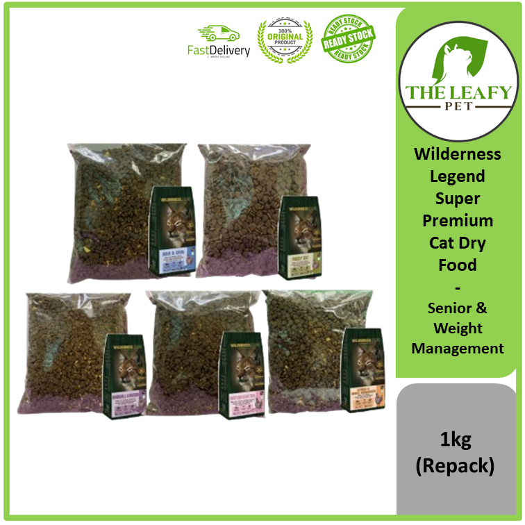 Wilderness Legend Super Premium Dry Cat Food - 1kg ( Repack ) | Shopee ...
