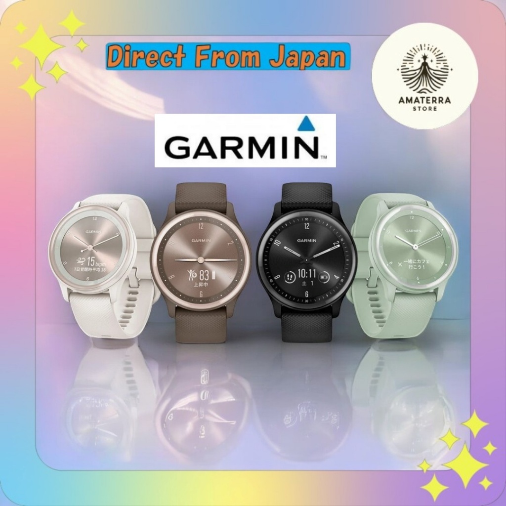 GARMIN vivomove Sport Series Hybrid Smartwatch 【Official Japanese ...
