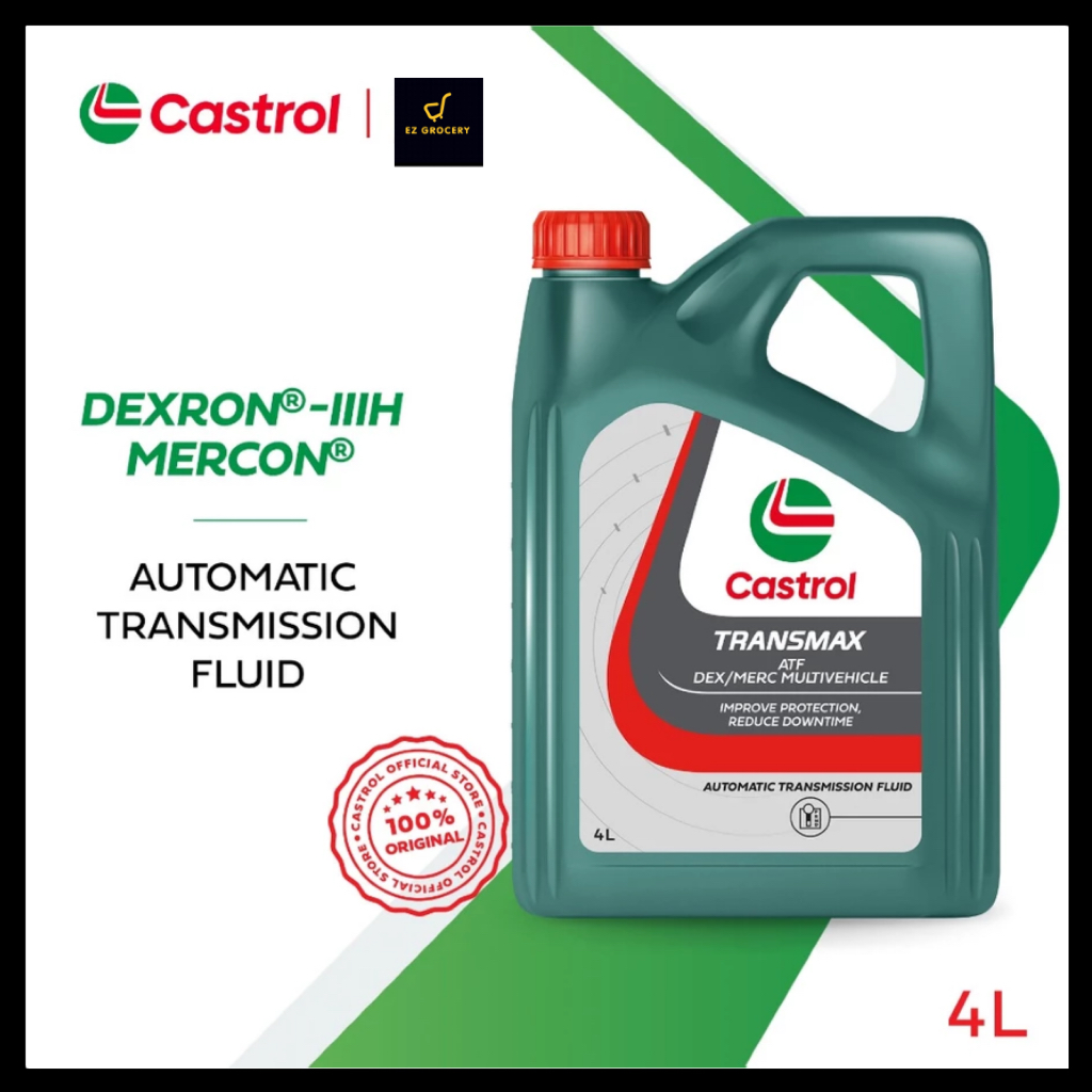 Castrol TRANSMAX ATF Dex/Merc Multivehicle Fluids (4L) 100% original ...